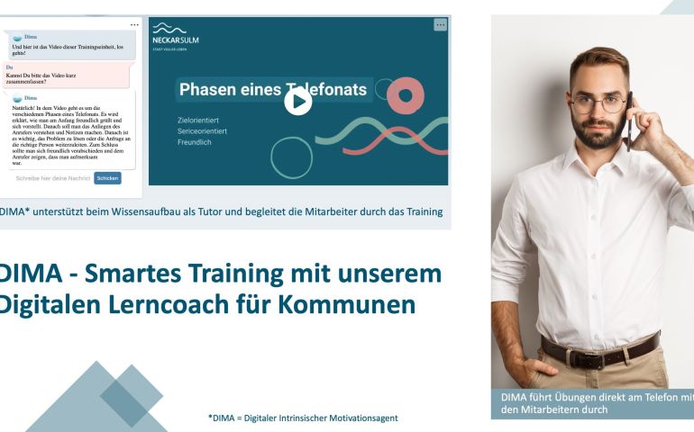 KI-basiertes CI-Training für mehr Bürgerservice